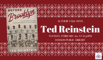 Author Talk with Ted Reinstein: 'Before Brooklyn' - Hanson Public Library