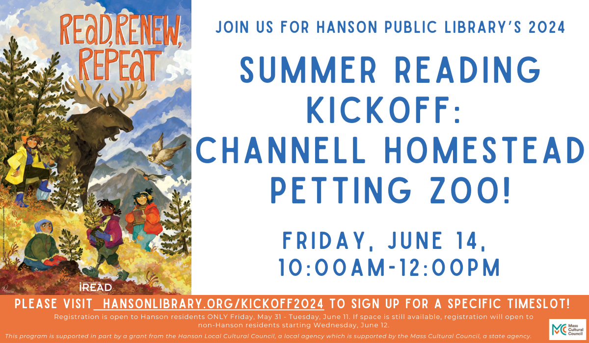 Summer Reading Kickoff! – Hanson Public Library